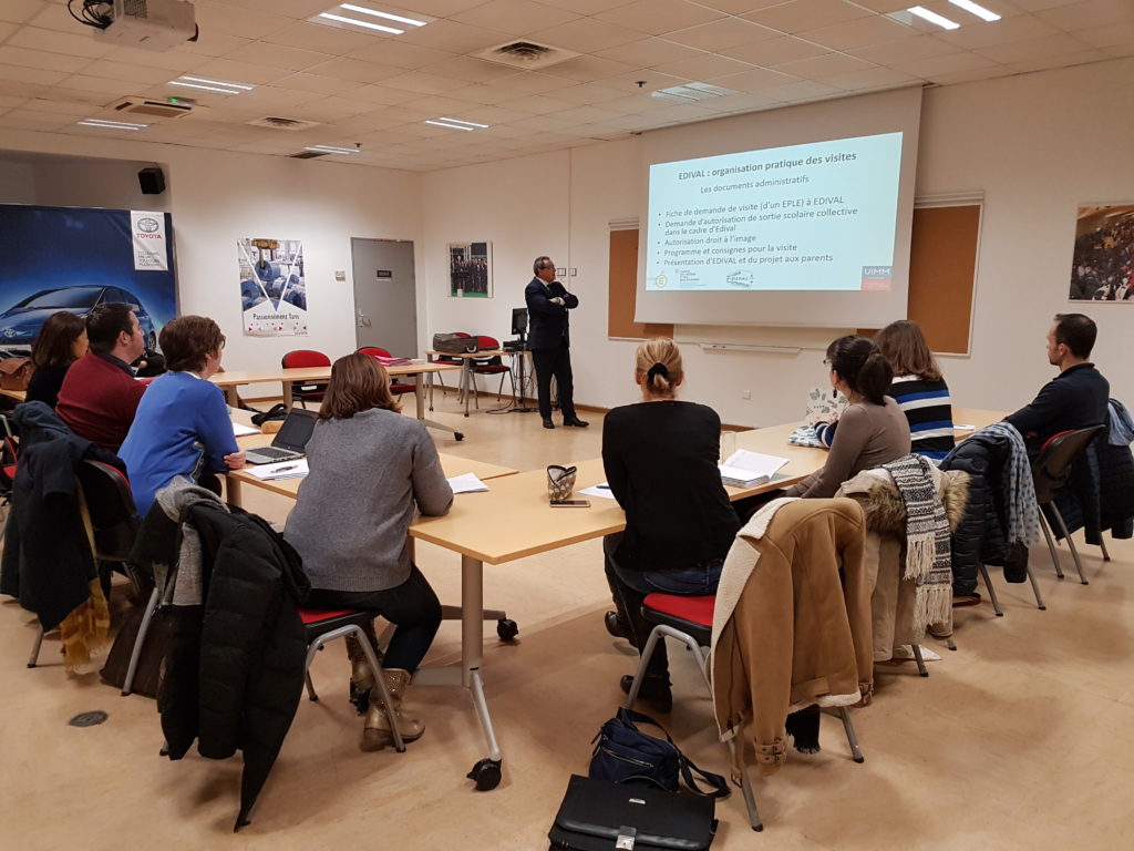 EDIVAL : Réunion de présentation des supports de visites aux ...